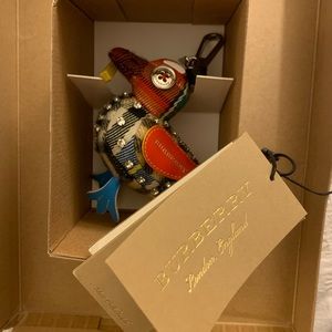 Burberry | Accessories | Burberry Seagull Crystal Key Charm | Poshmark